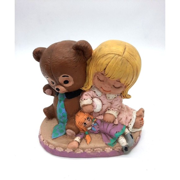 Ceramichrome | Accents | Vintage Ceramichrome Handpainted Girl With ...